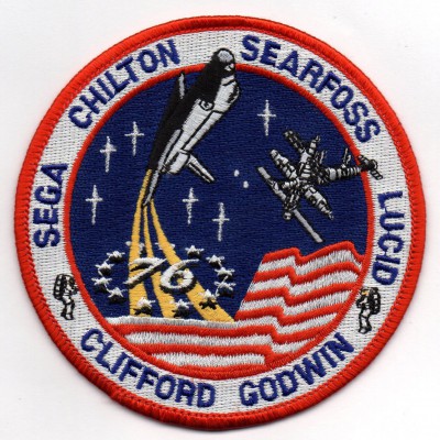 STS-76 Crew Patch Variations | Space Patch Database